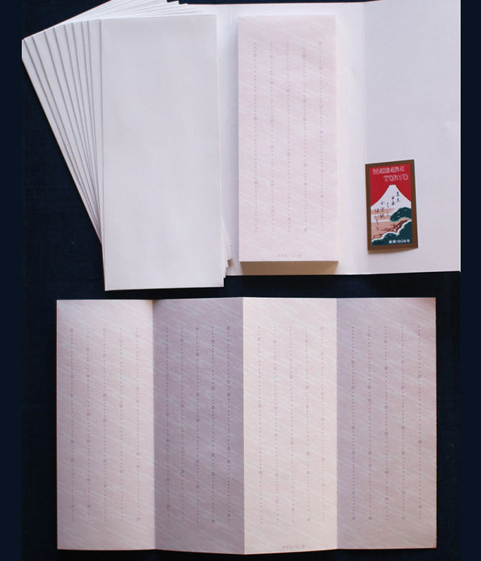 HAIBARA Jabara Accordion Stationery Set {Hazy Sakura} – UGUiSU STORE
