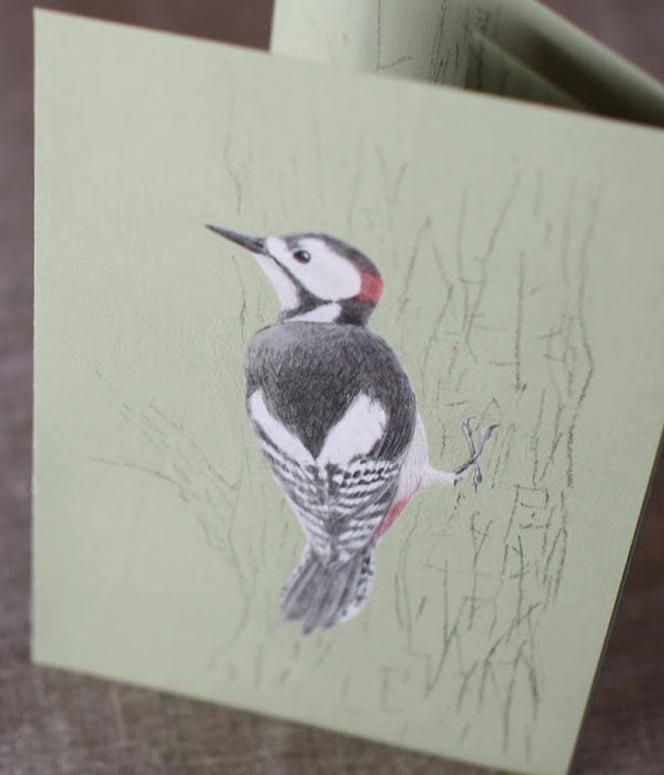 Tobidustry Pop-Up Bird Card {Woodpecker} – UGUiSU STORE