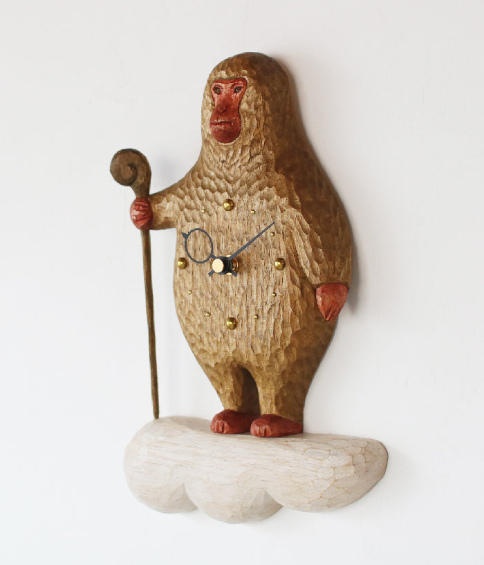 [PRE-ORDER] Monkey Wall Clock – UGUiSU STORE